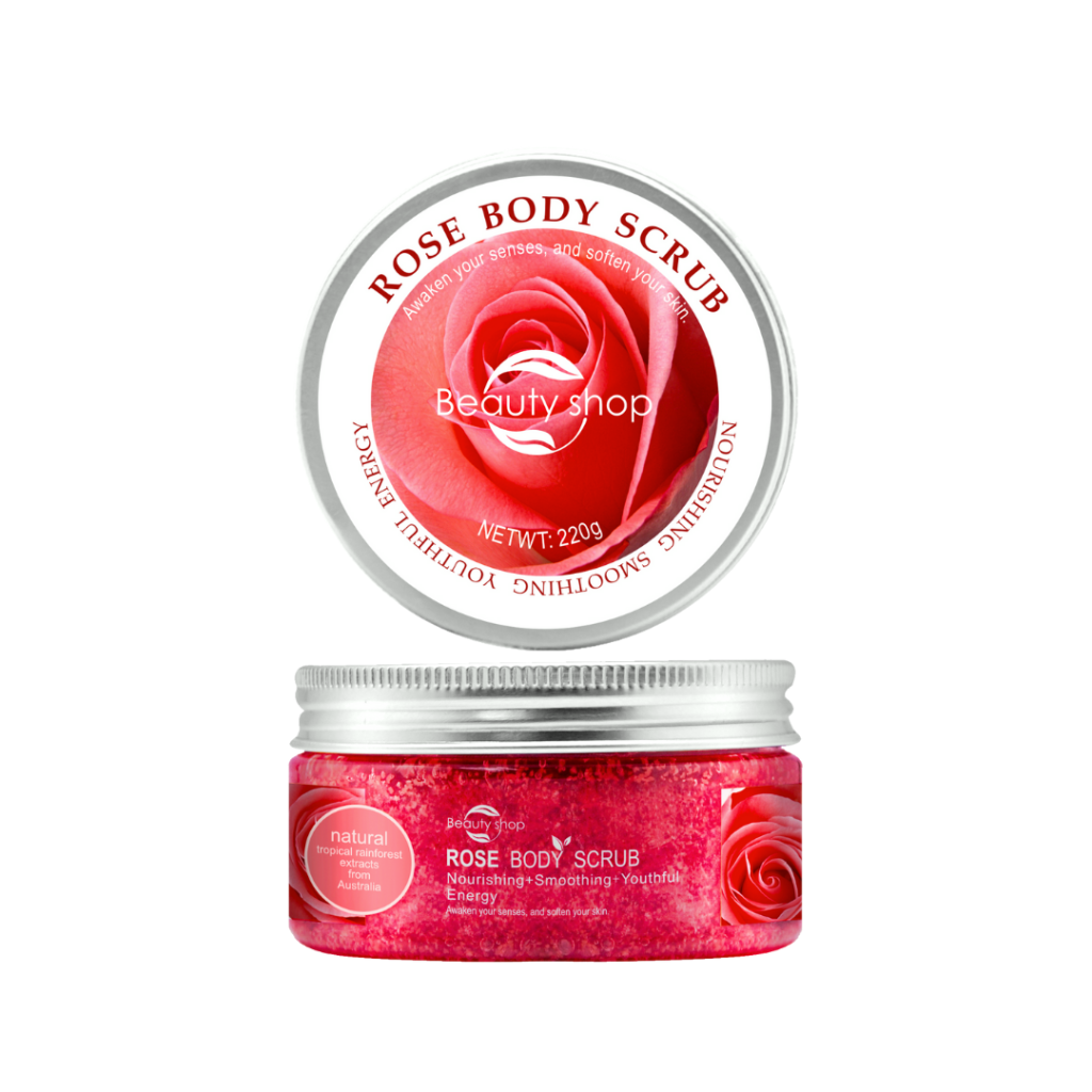 Rose Body Scrub (220g) - Beauty Shop
